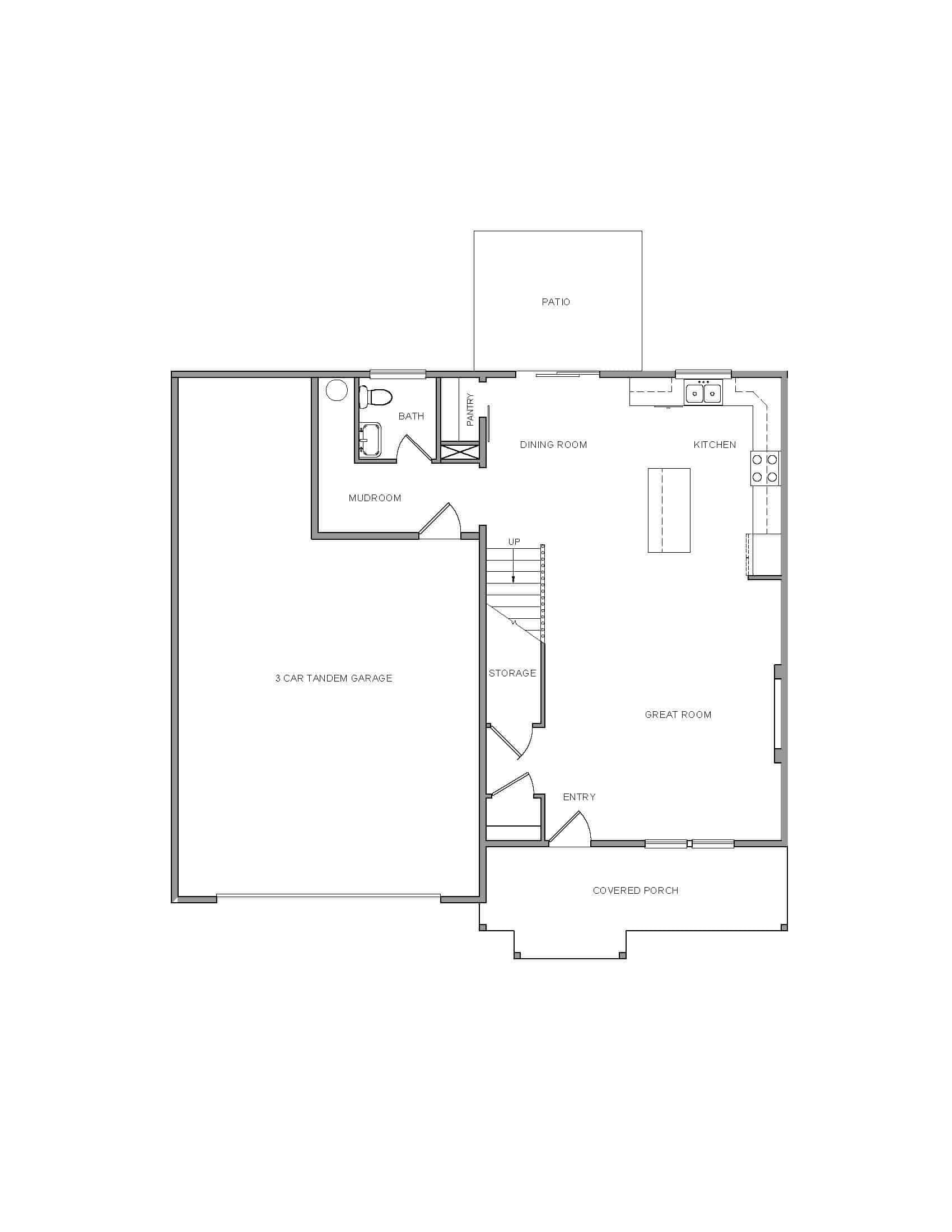 The Hannah Floor Plan by GTG Tranquility Homes
