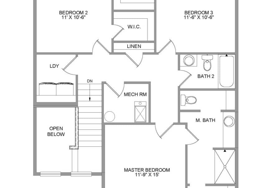 The Delta Floor Plan by GTG Tranquility Homes